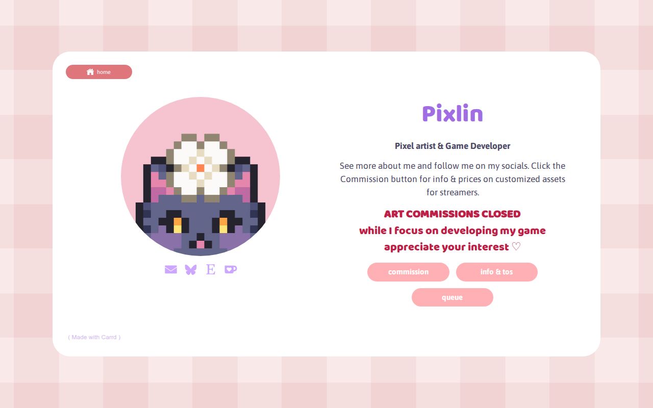 Pixlin Comm Info
